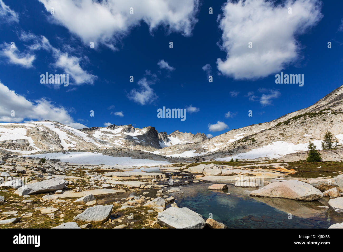 Beautiful Alpine lakes wilderness area in Washington, USA Stock Photo ...