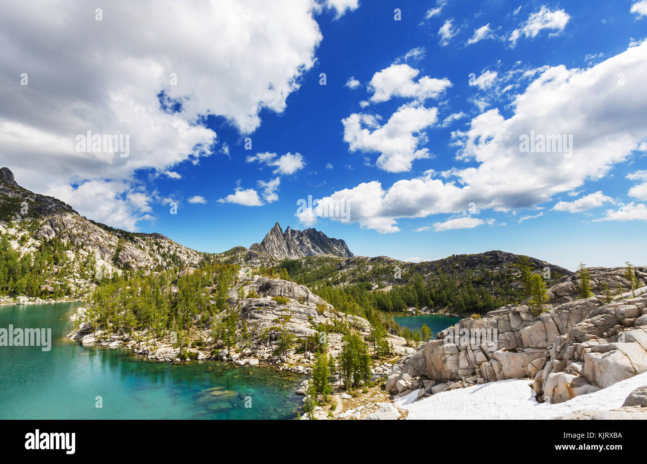 Beautiful Alpine lakes wilderness area in Washington, USA Stock Photo ...