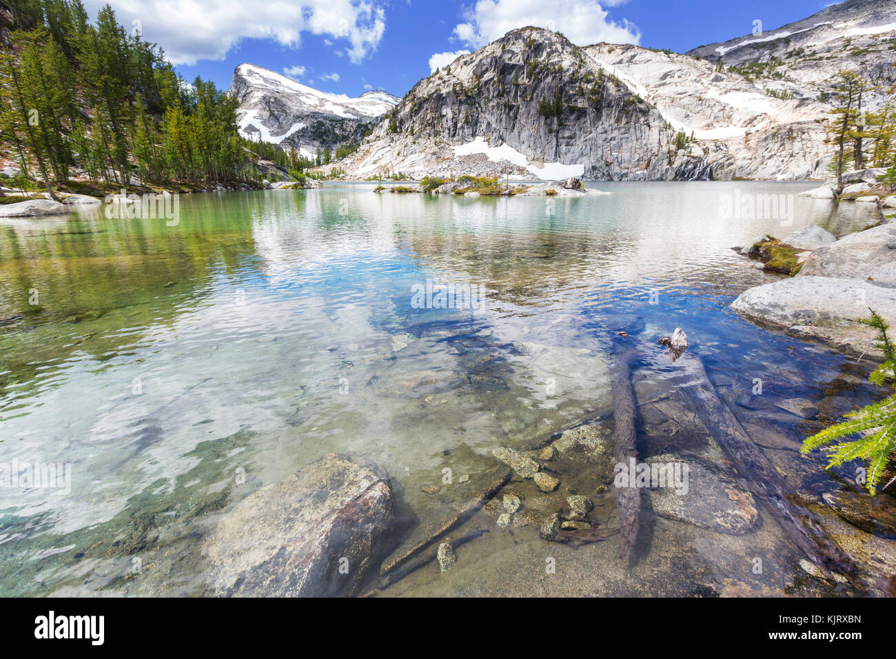 Beautiful Alpine lakes wilderness area in Washington, USA Stock Photo ...