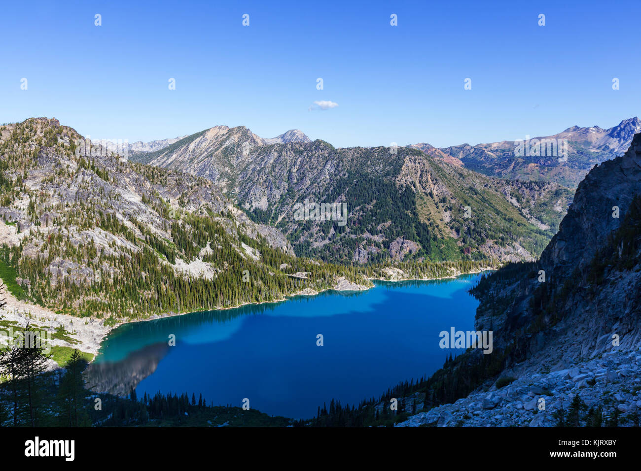 Beautiful Alpine lakes wilderness area in Washington, USA Stock Photo ...