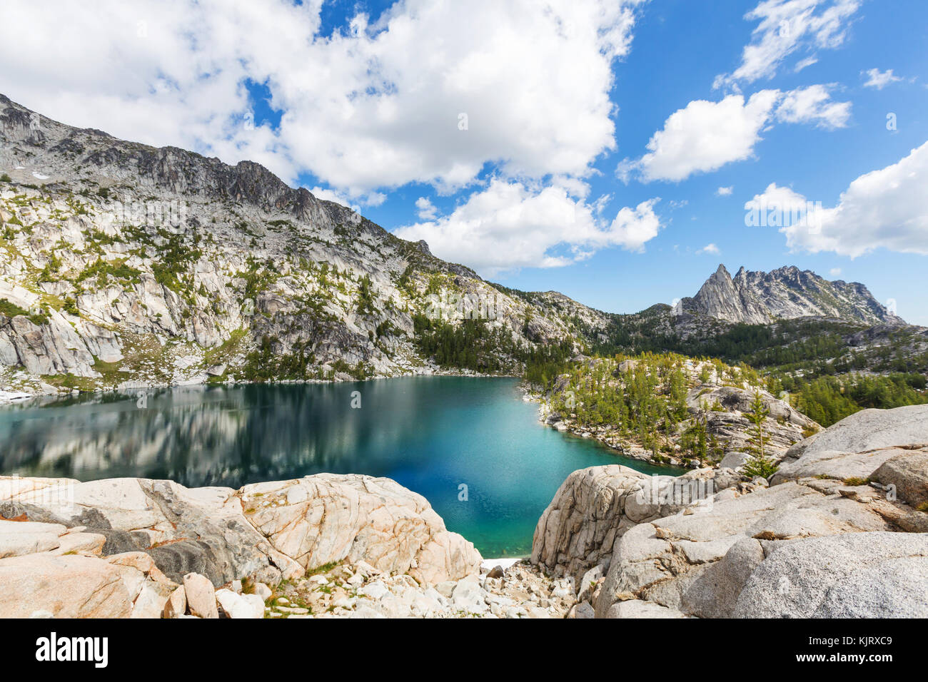 Beautiful Alpine lakes wilderness area in Washington, USA Stock Photo ...