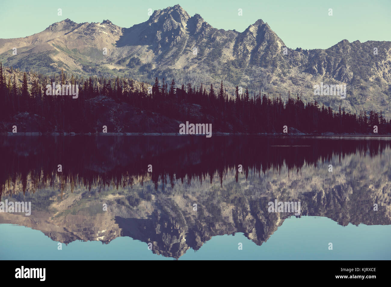 Beautiful Alpine lakes wilderness area in Washington, USA Stock Photo ...