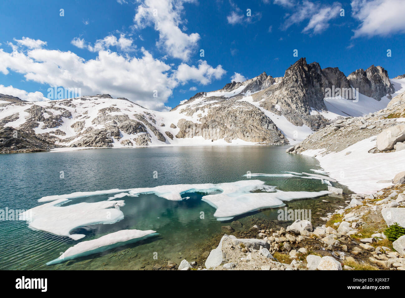 Beautiful Alpine lakes wilderness area in Washington, USA Stock Photo ...