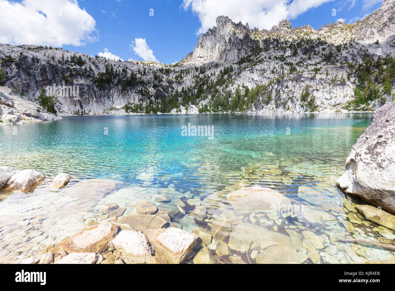 Beautiful Alpine lakes wilderness area in Washington, USA Stock Photo ...