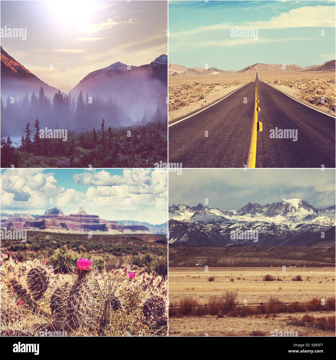 American theme collage Stock Photo - Alamy