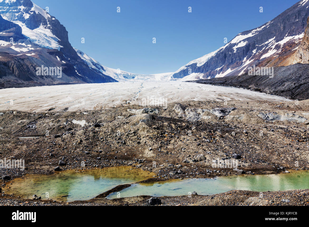 Athabasca Glacier in Jasper National Park, Canada Stock Photo - Alamy
