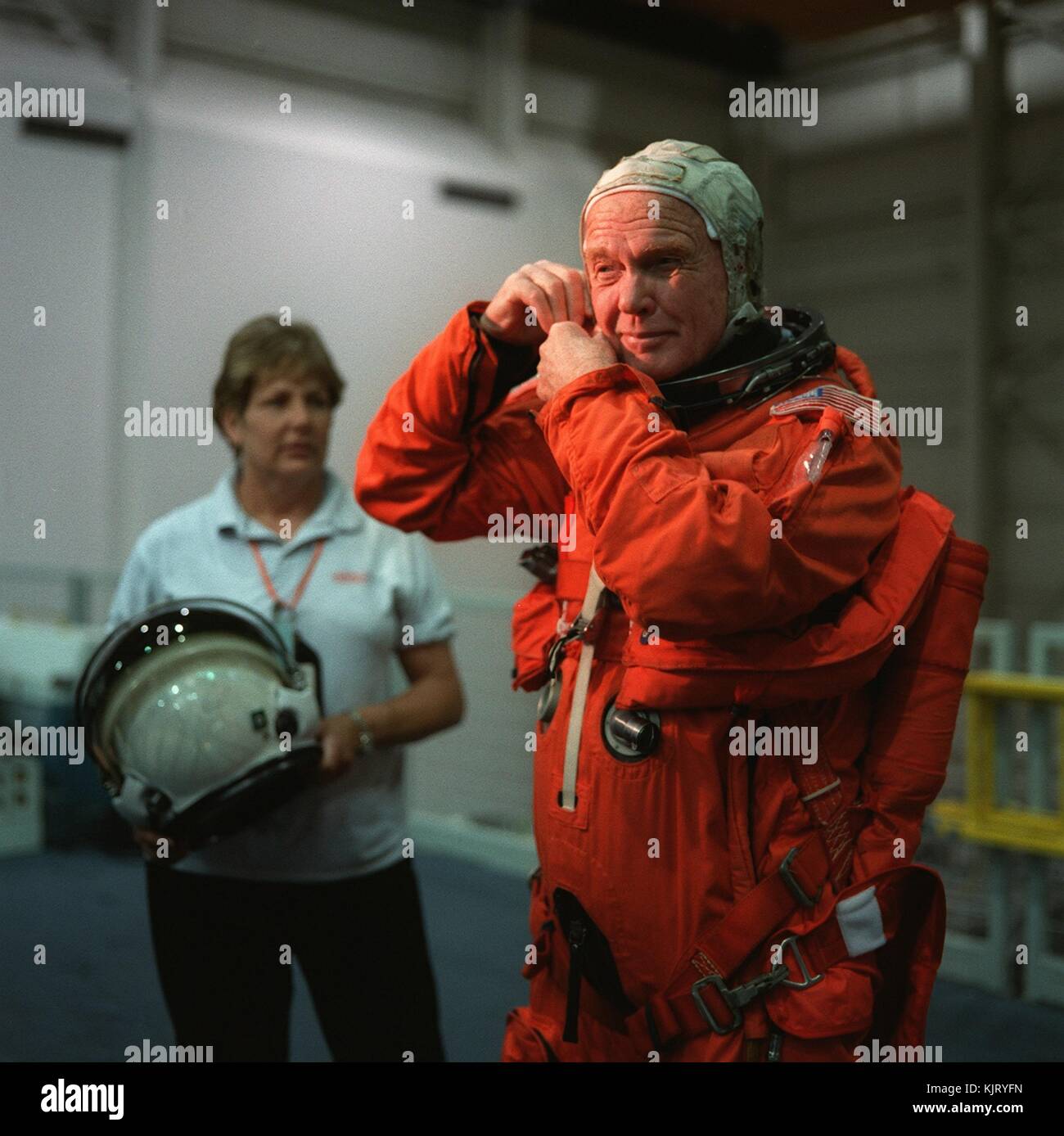 NASA STS-95 Space Shuttle Discovery mission prime crew member American ...