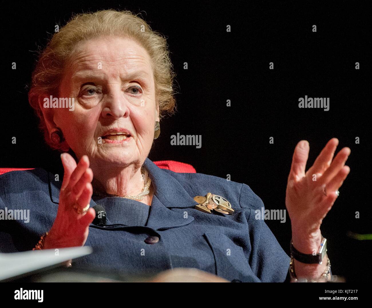 Former U.S. Secretary of State and UN Ambassador Madeleine Albright ...