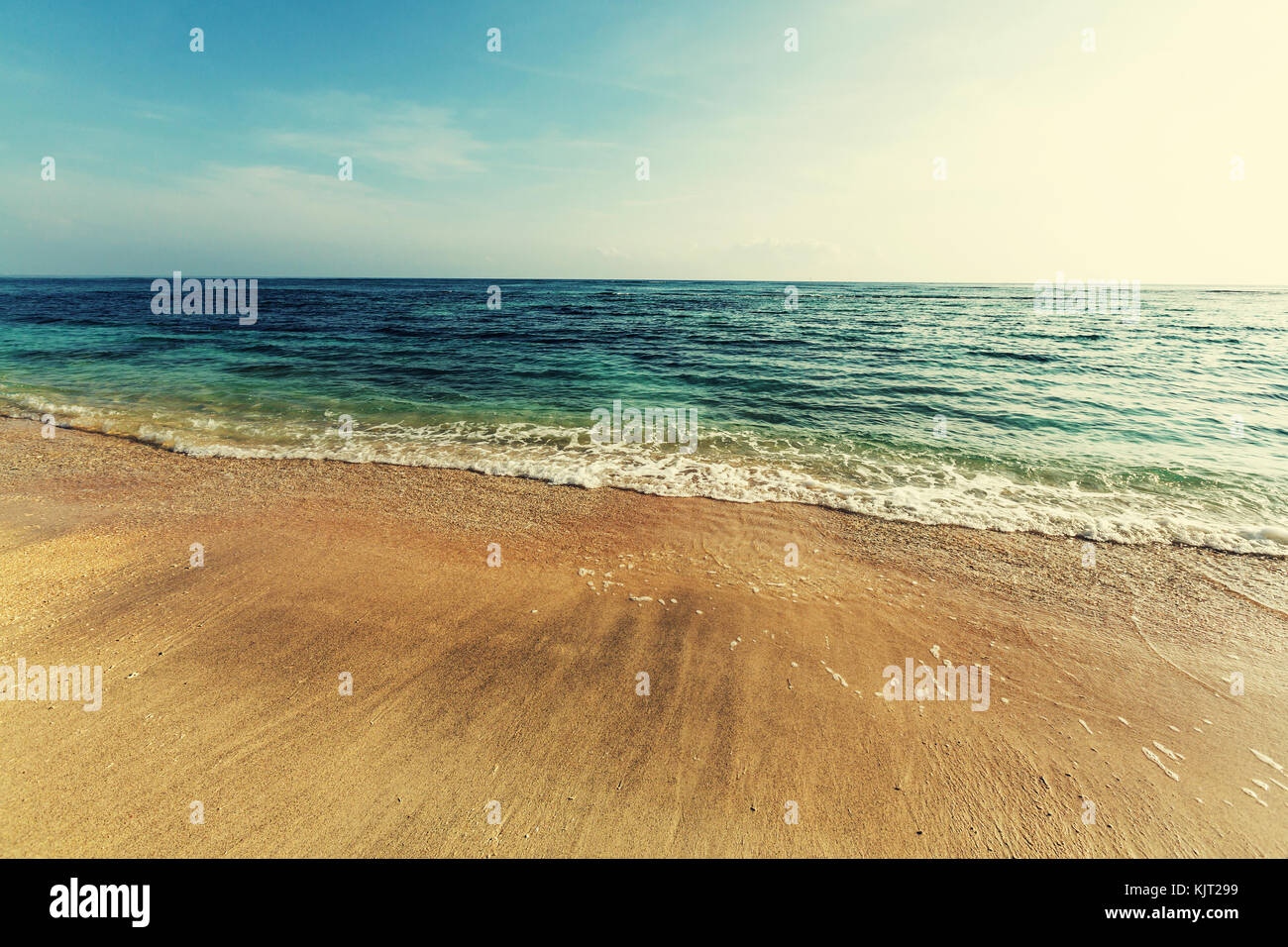 Beautiful ocean beach, instagram filter Stock Photo - Alamy