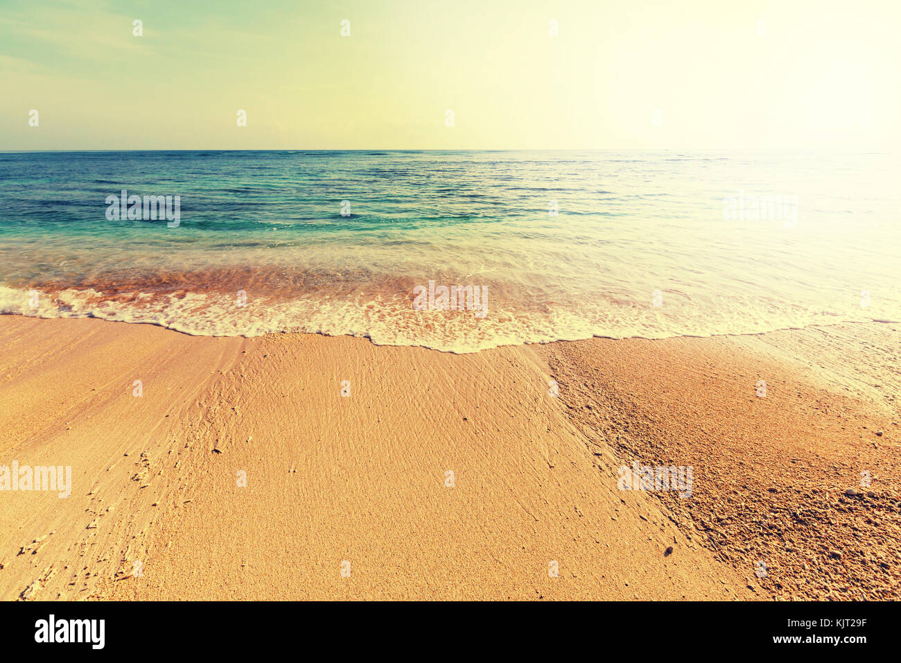 Beautiful ocean beach, Instagram filter Stock Photo - Alamy