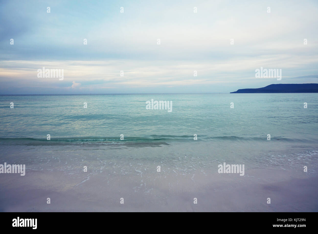 Beautiful ocean beach, Instagram filter Stock Photo - Alamy