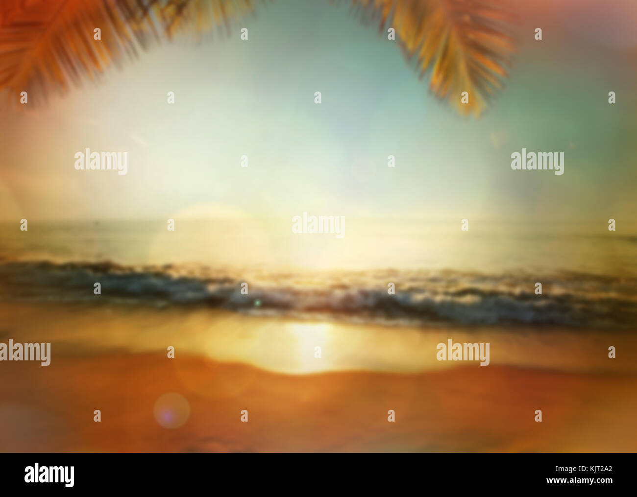 Beautiful ocean beach, Instagram filter Stock Photo - Alamy