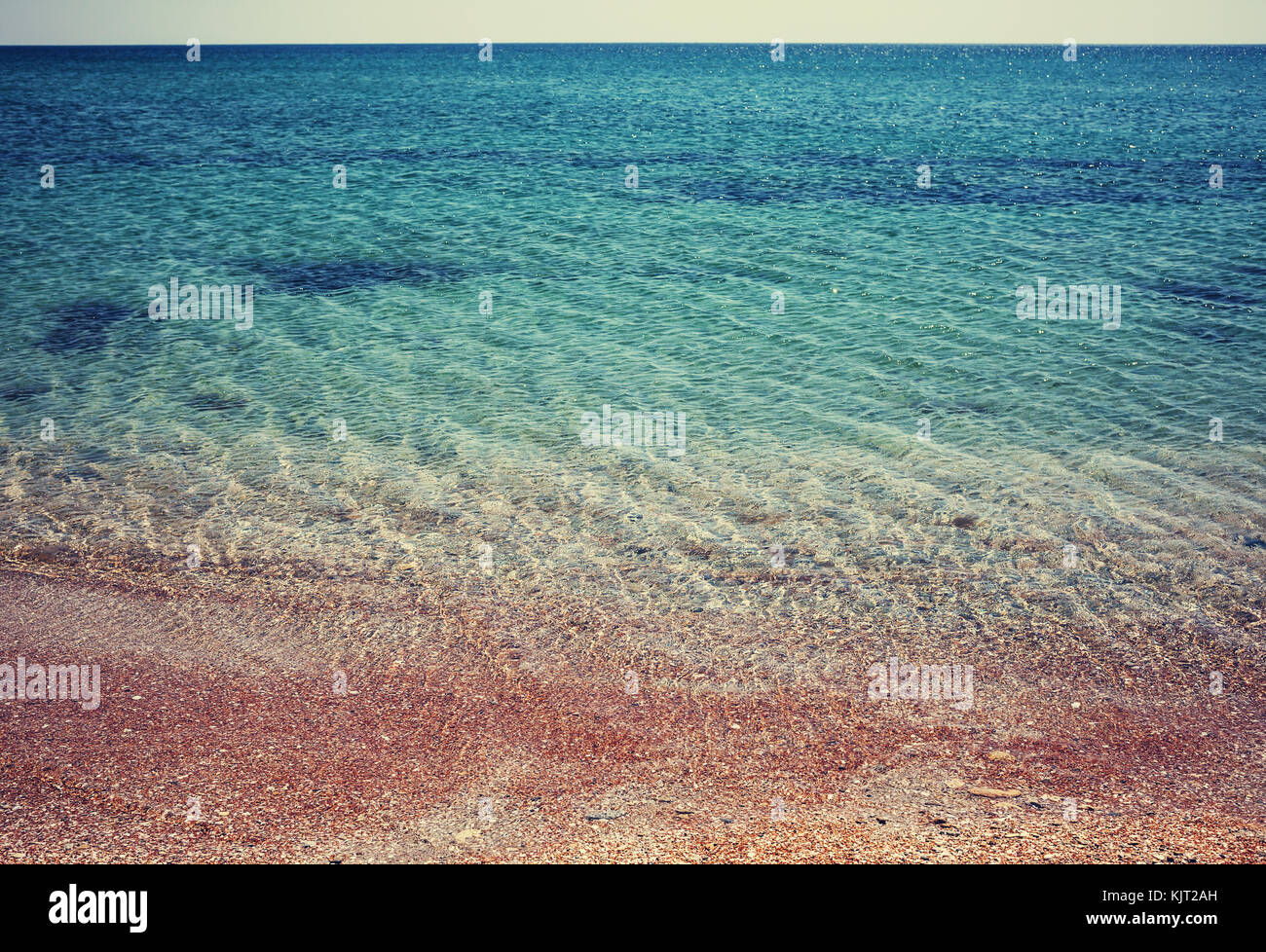 Beautiful ocean beach, Instagram filter Stock Photo - Alamy