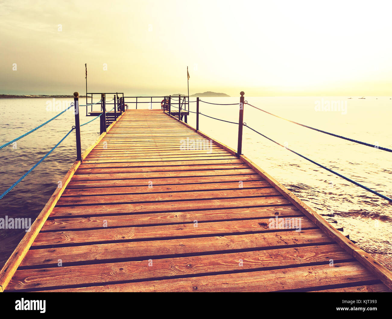 boardwalk on beach Stock Photo - Alamy