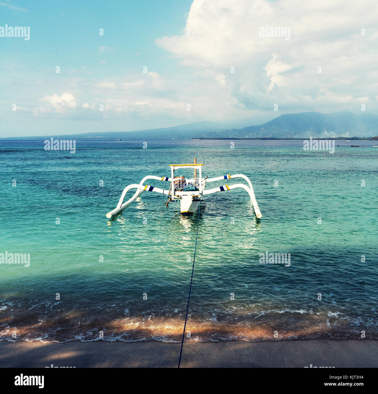 Fishing boats in Bali Stock Photo - Alamy