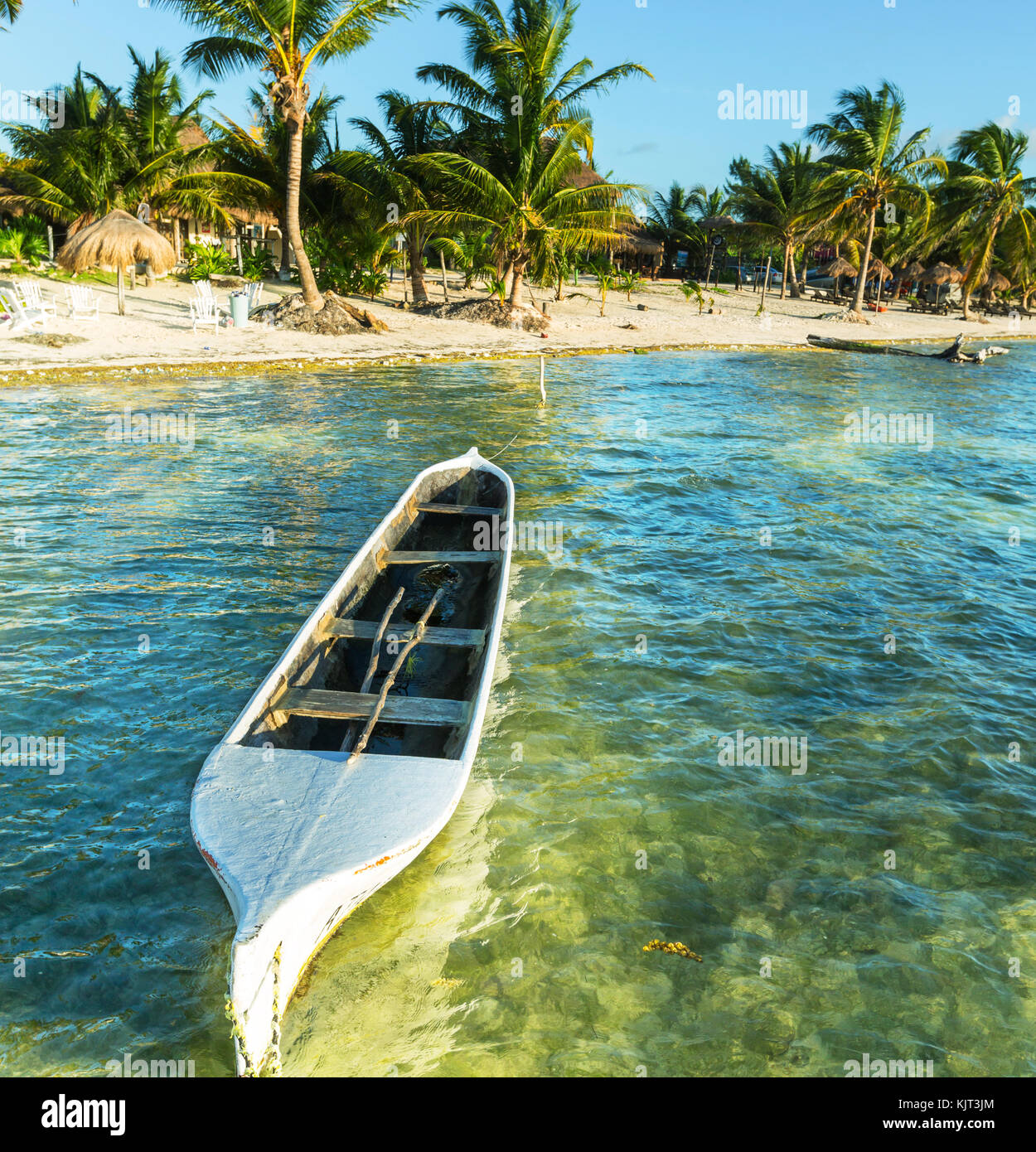 Fishing boats in Mexico Stock Photo - Alamy