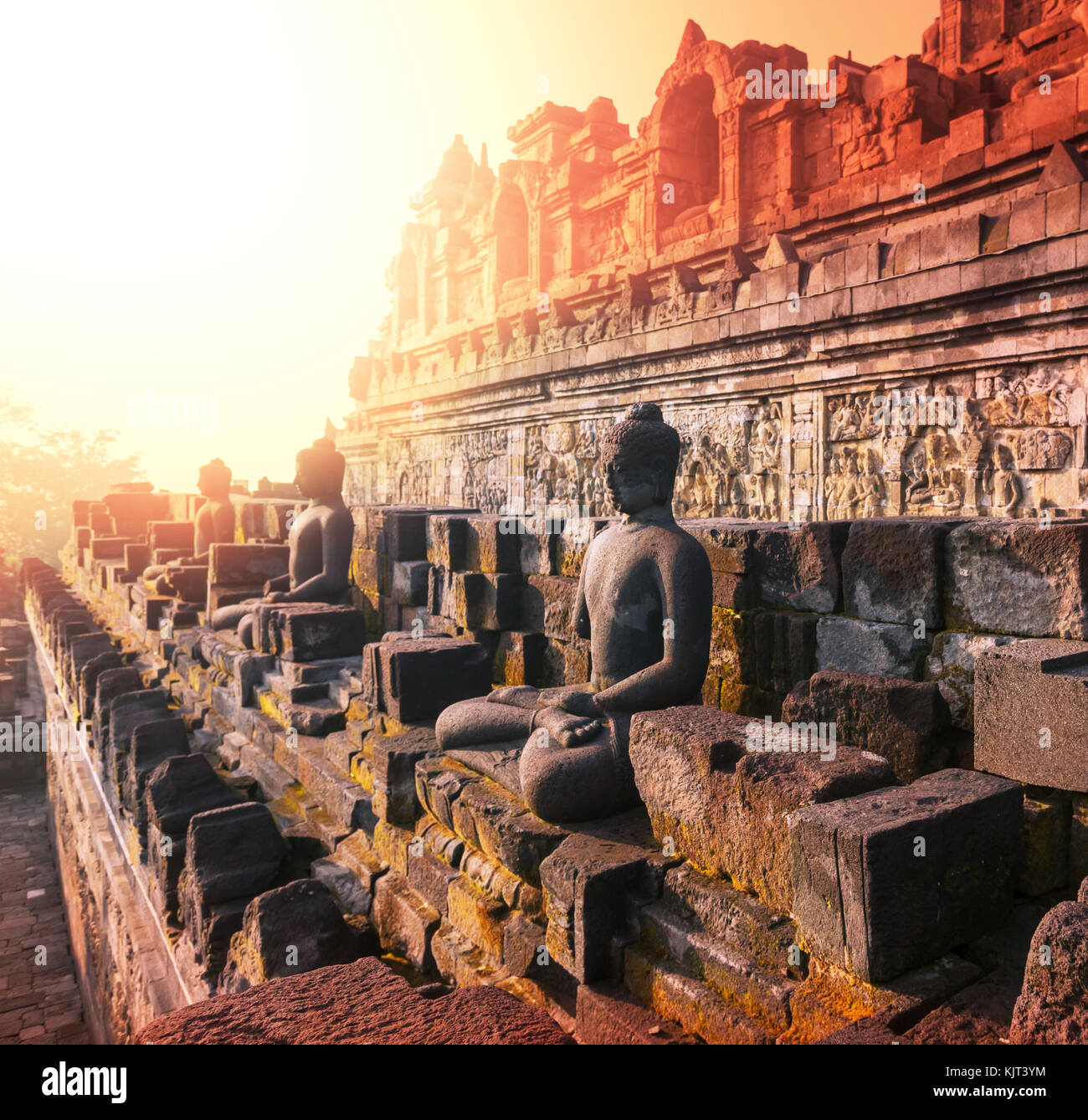 Borobudur Temple,Java, Indonesia Stock Photo - Alamy