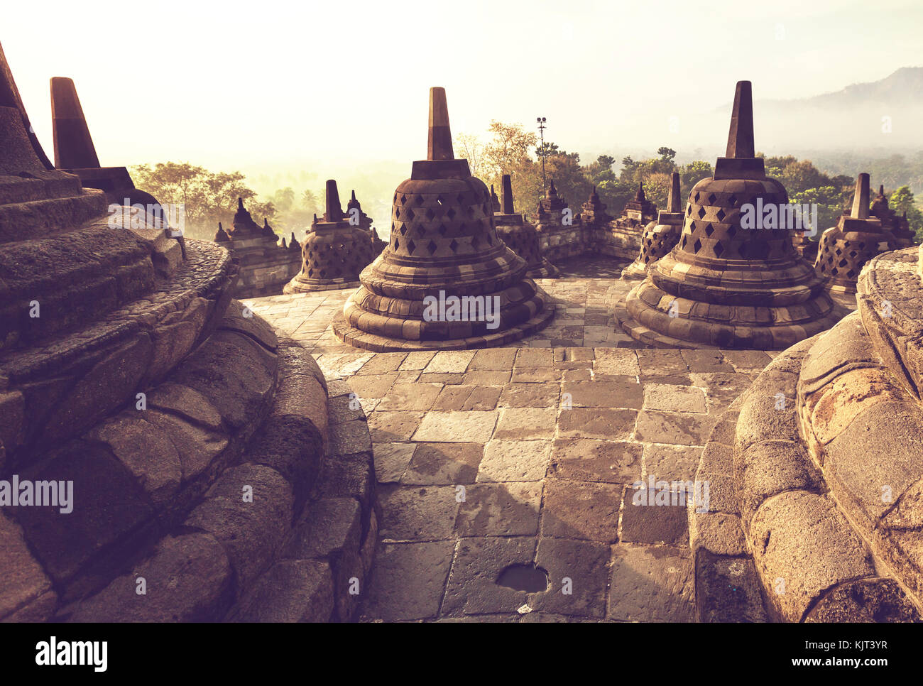 Borobudur Temple,Java, Indonesia Stock Photo - Alamy
