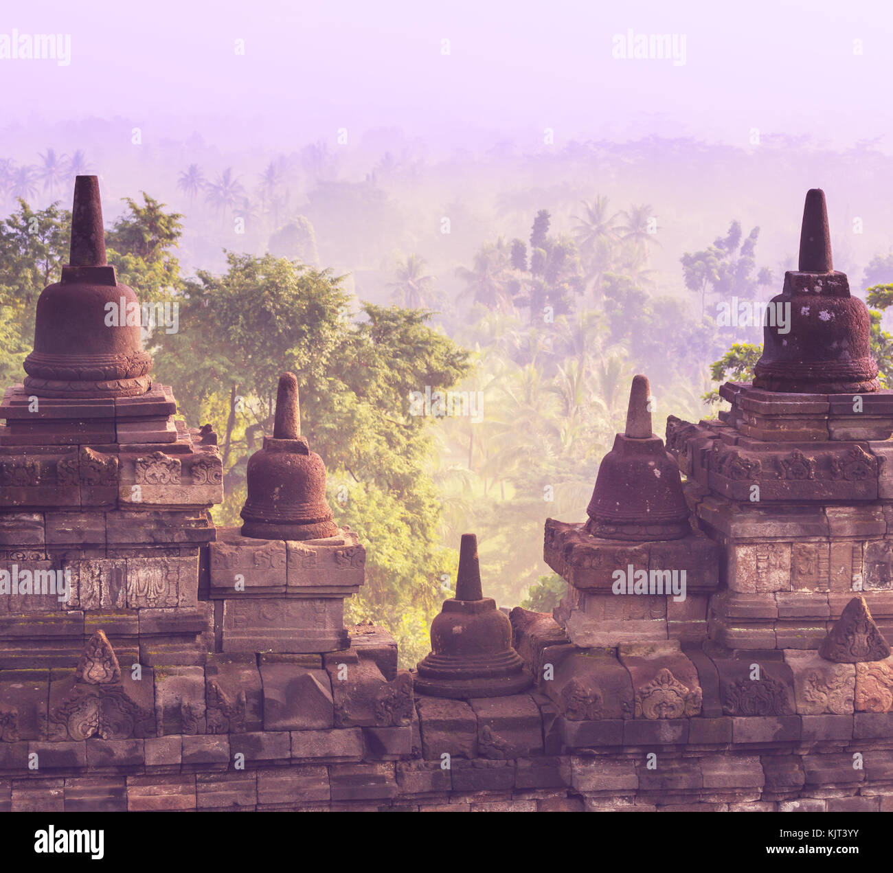Borobudur Temple,Java, Indonesia Stock Photo - Alamy