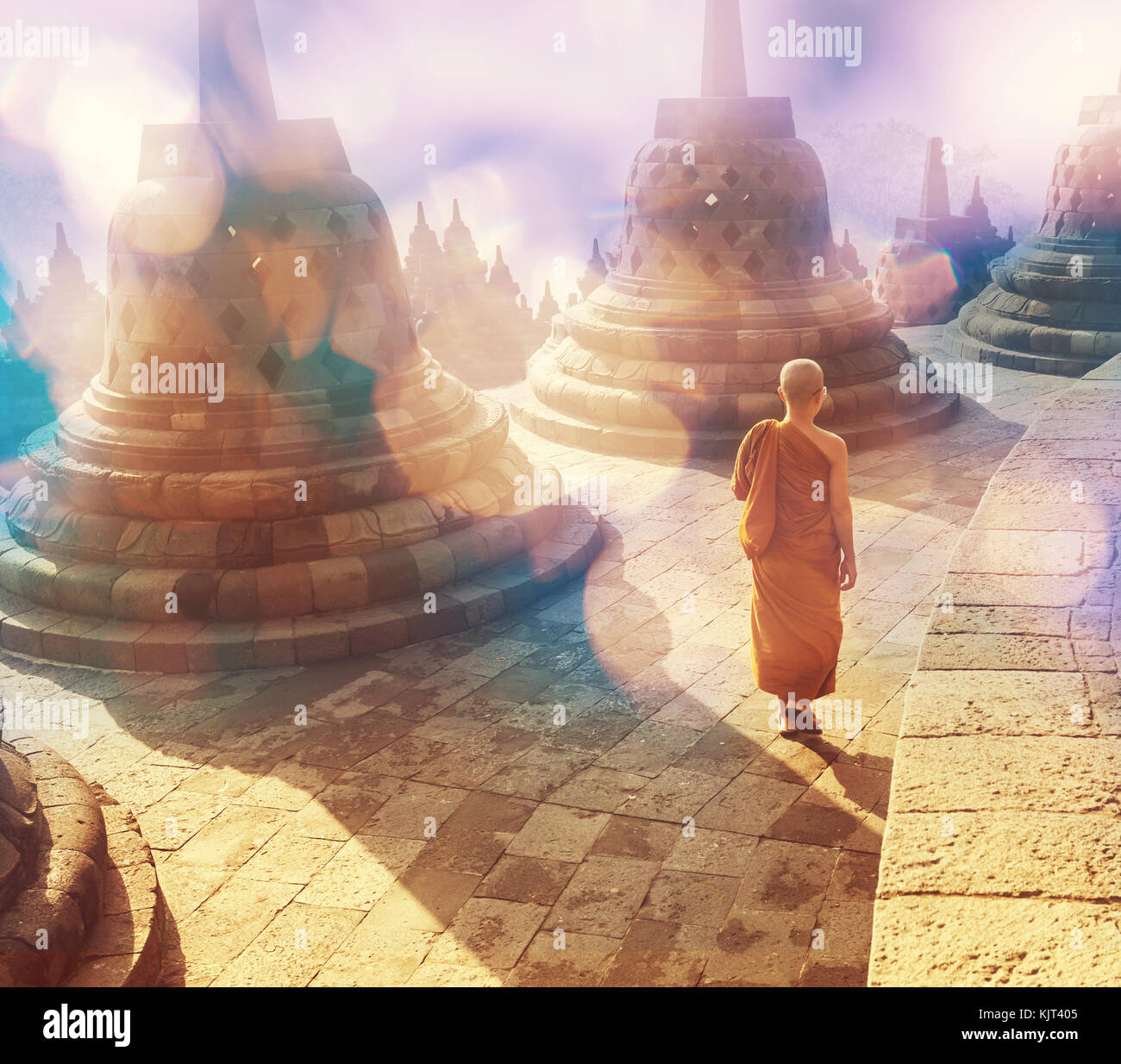 Borobudur Temple,Java, Indonesia Stock Photo - Alamy