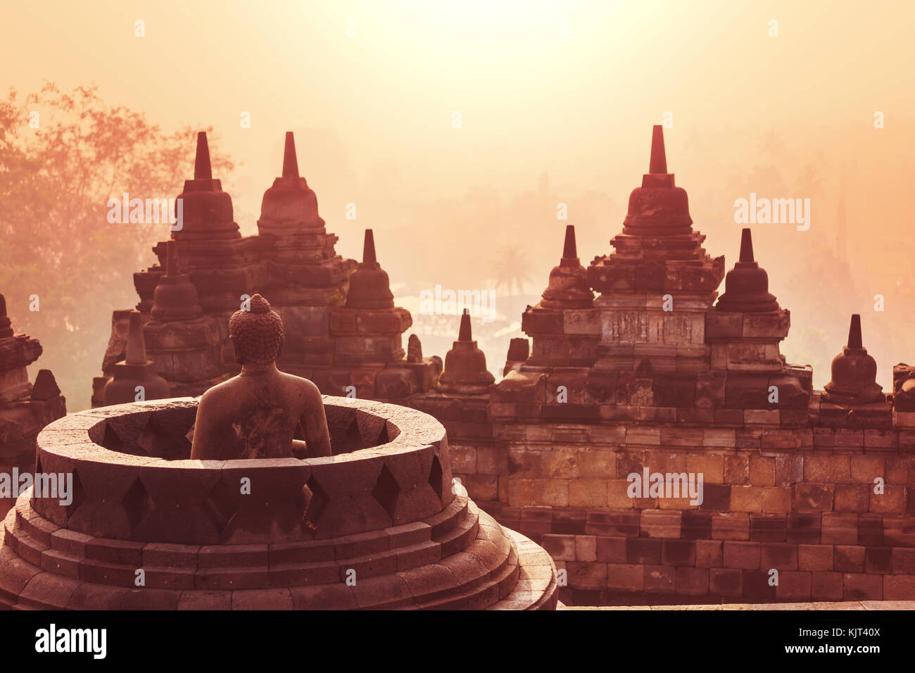 Borobudur Temple,Java, Indonesia Stock Photo - Alamy