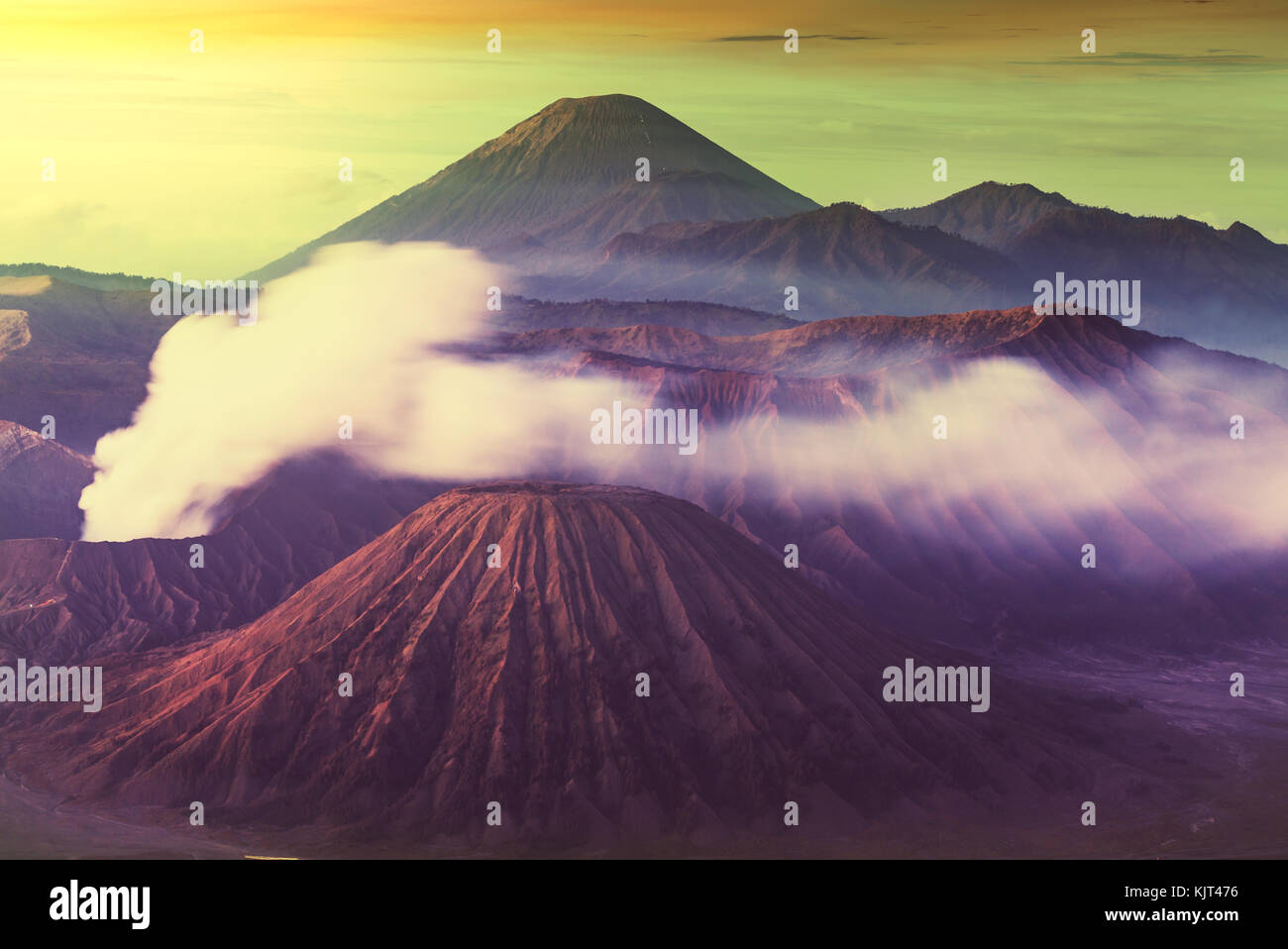 Bromo Volcano at Java, Indonesia Stock Photo - Alamy