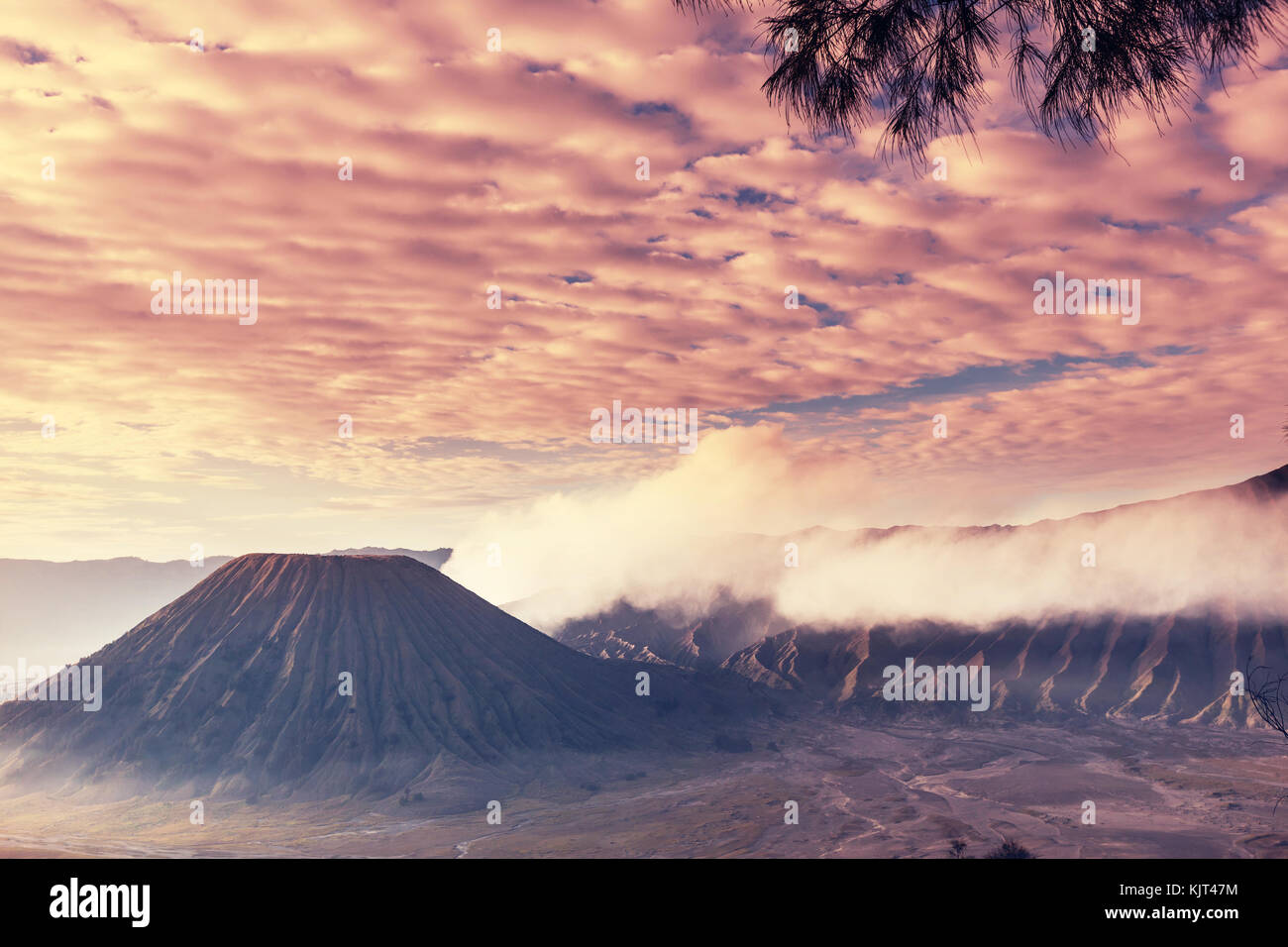 Bromo Volcano at Java, Indonesia Stock Photo - Alamy