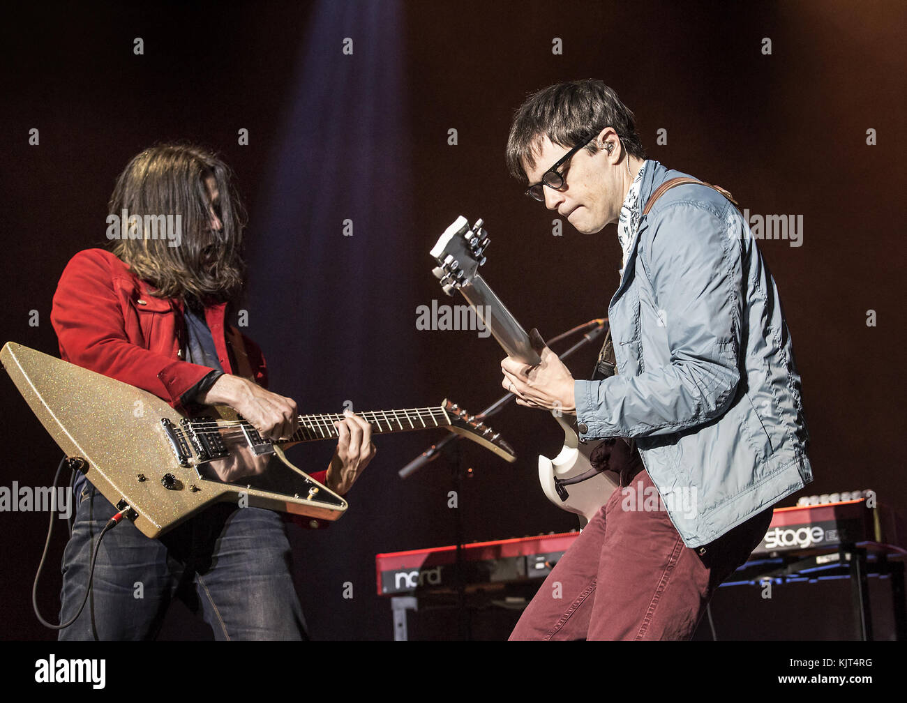 Weezer performing at Manchester O2 Apollo Featuring: Weezer, Rivers ...