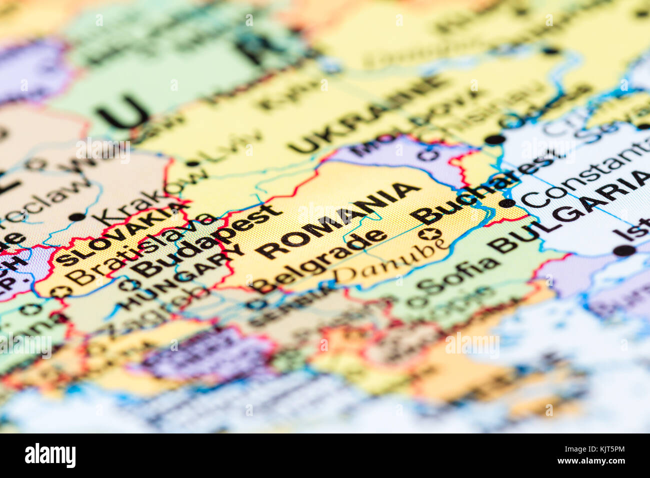 Close up european continent world map hi-res stock photography and ...