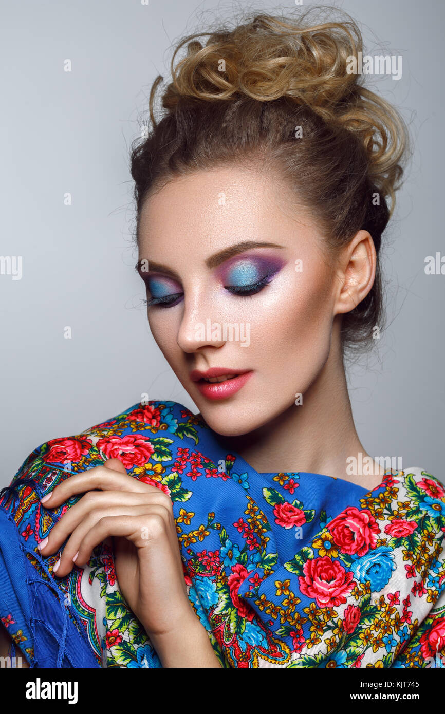 Russian female model hi-res stock photography and images - Alamy