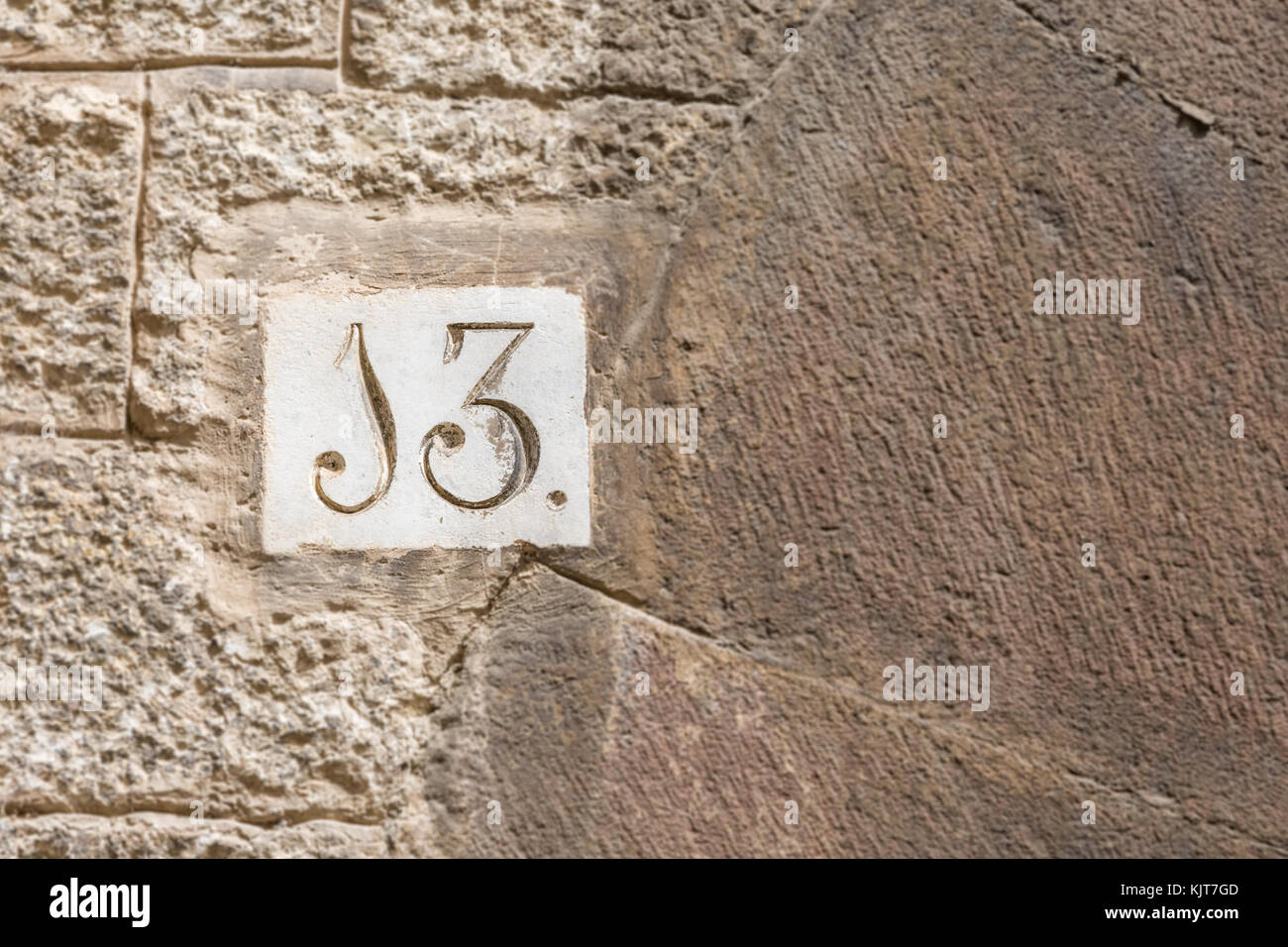 Number 13 on a house facade hi-res stock photography and images - Alamy