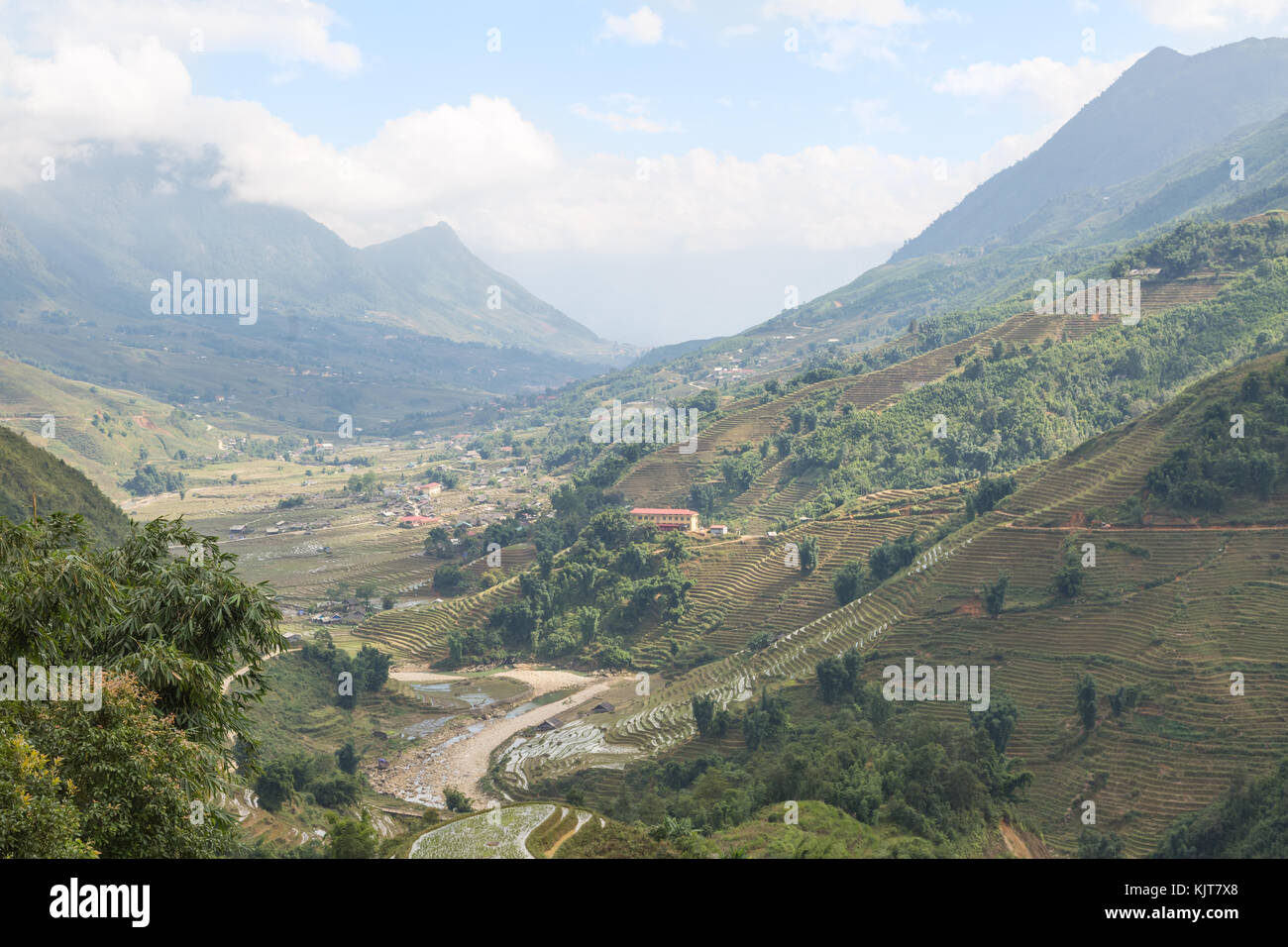 Landscape of Sapa valley in Vietnam Stock Photo - Alamy
