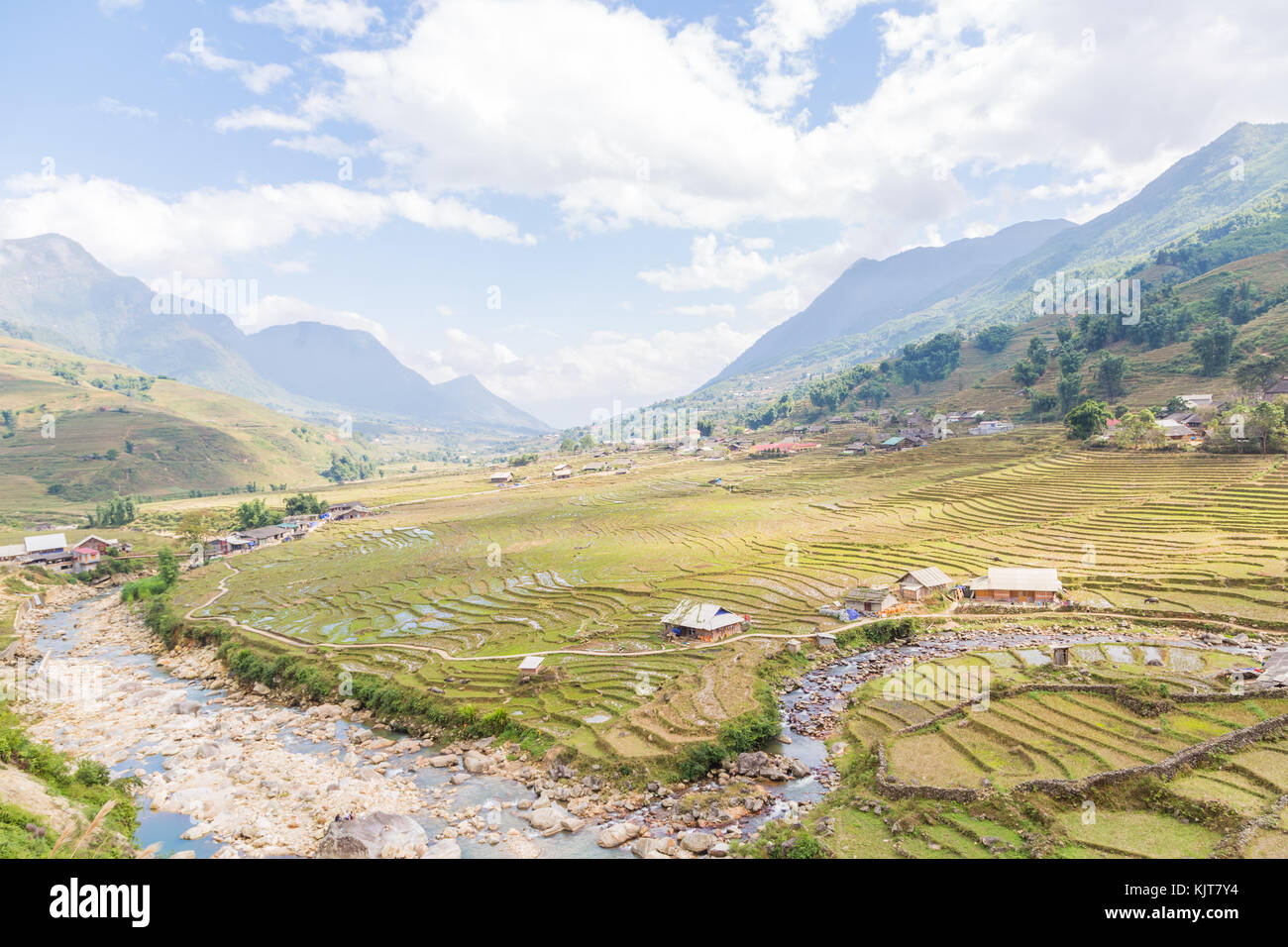Landscape of Sapa valley in Vietnam Stock Photo - Alamy