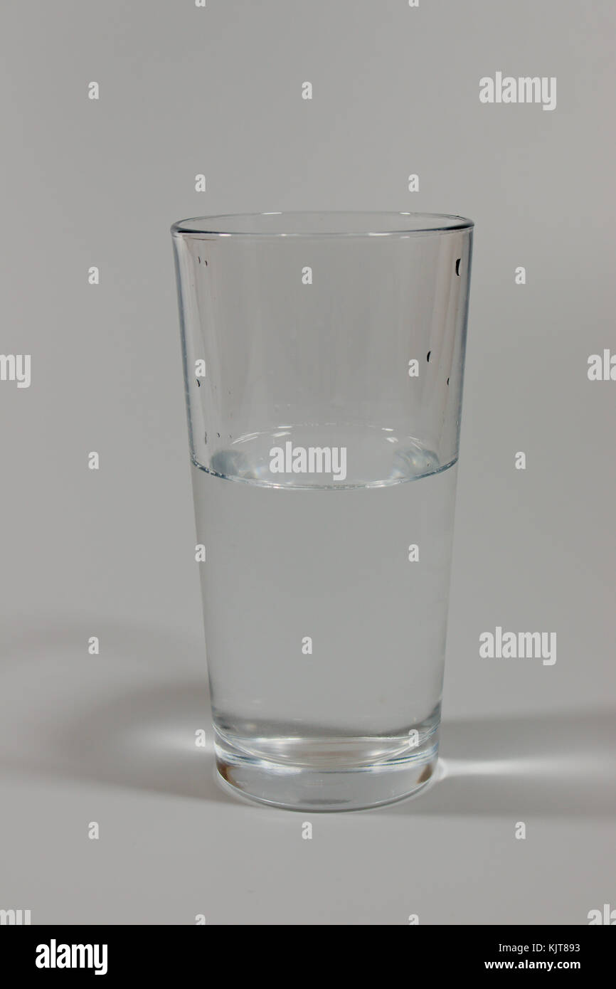 Glass half full half concept hi-res stock photography and images - Alamy