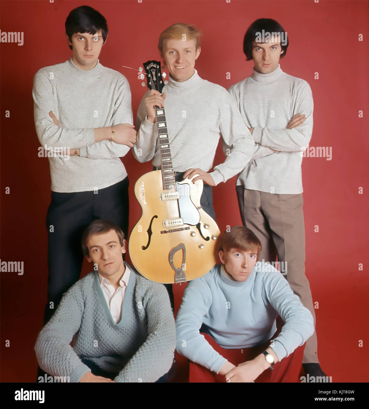 THE OVERLANDERS UK pop group in 1966. Photo: Tony Gale Stock Photo - Alamy
