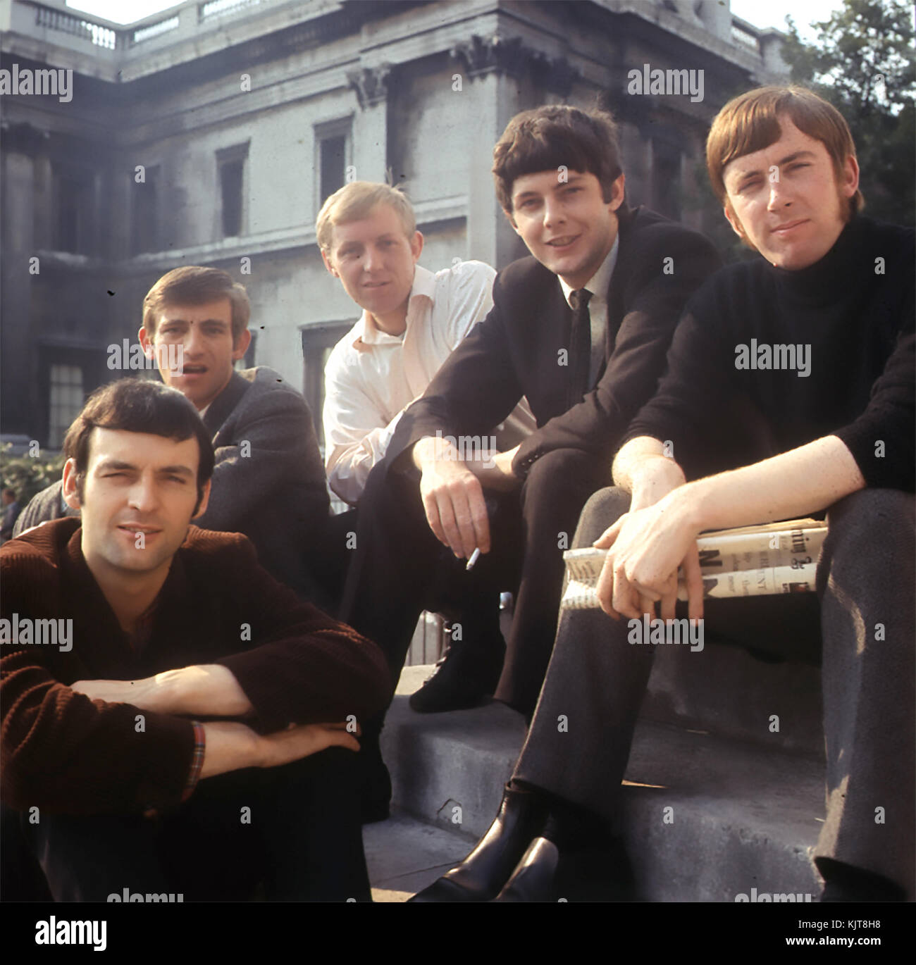 THE OVERLANDERS UK pop group in 1966. Photo: Tony Gale Stock Photo - Alamy