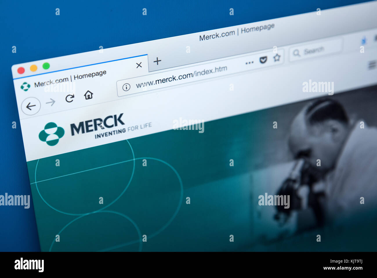 Merck website pharmaceutical company hi-res stock photography and ...