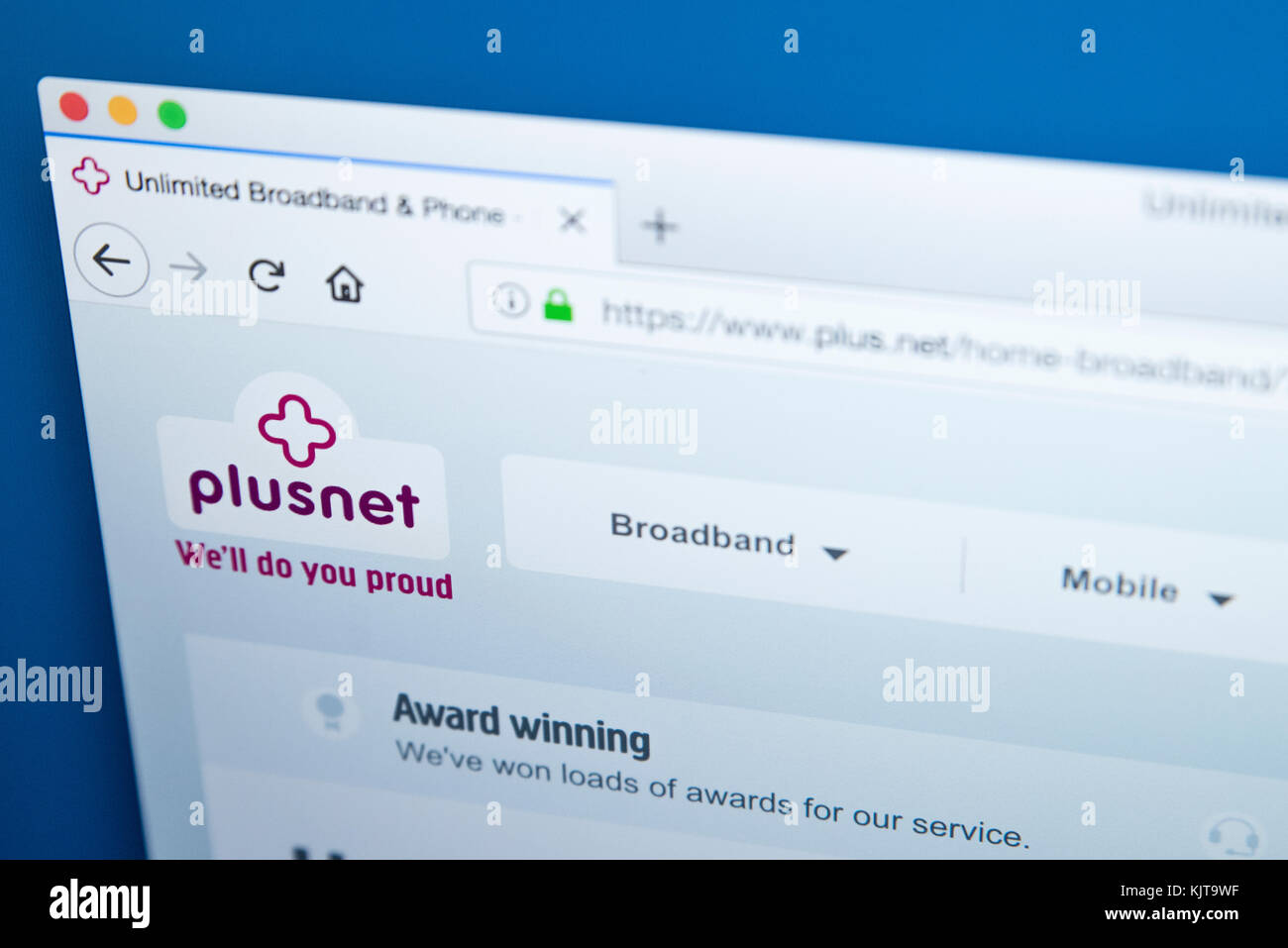 Plusnet screen hi-res stock photography and images - Alamy