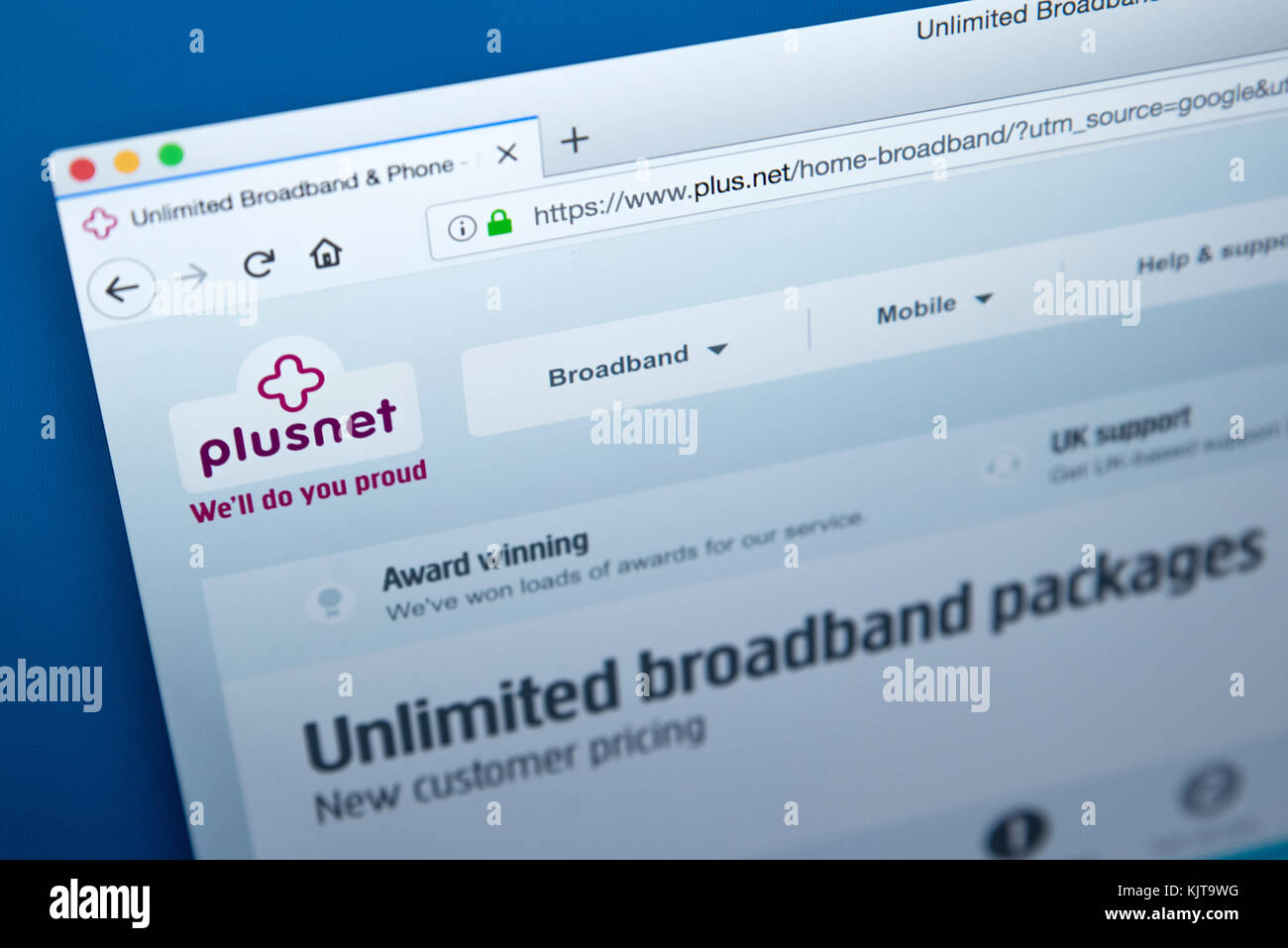 Isp homepage hi-res stock photography and images - Alamy