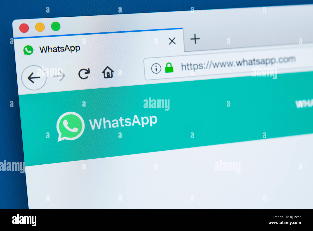 LONDON, UK - NOVEMBER 25TH 2017: The homepage of the official website ...