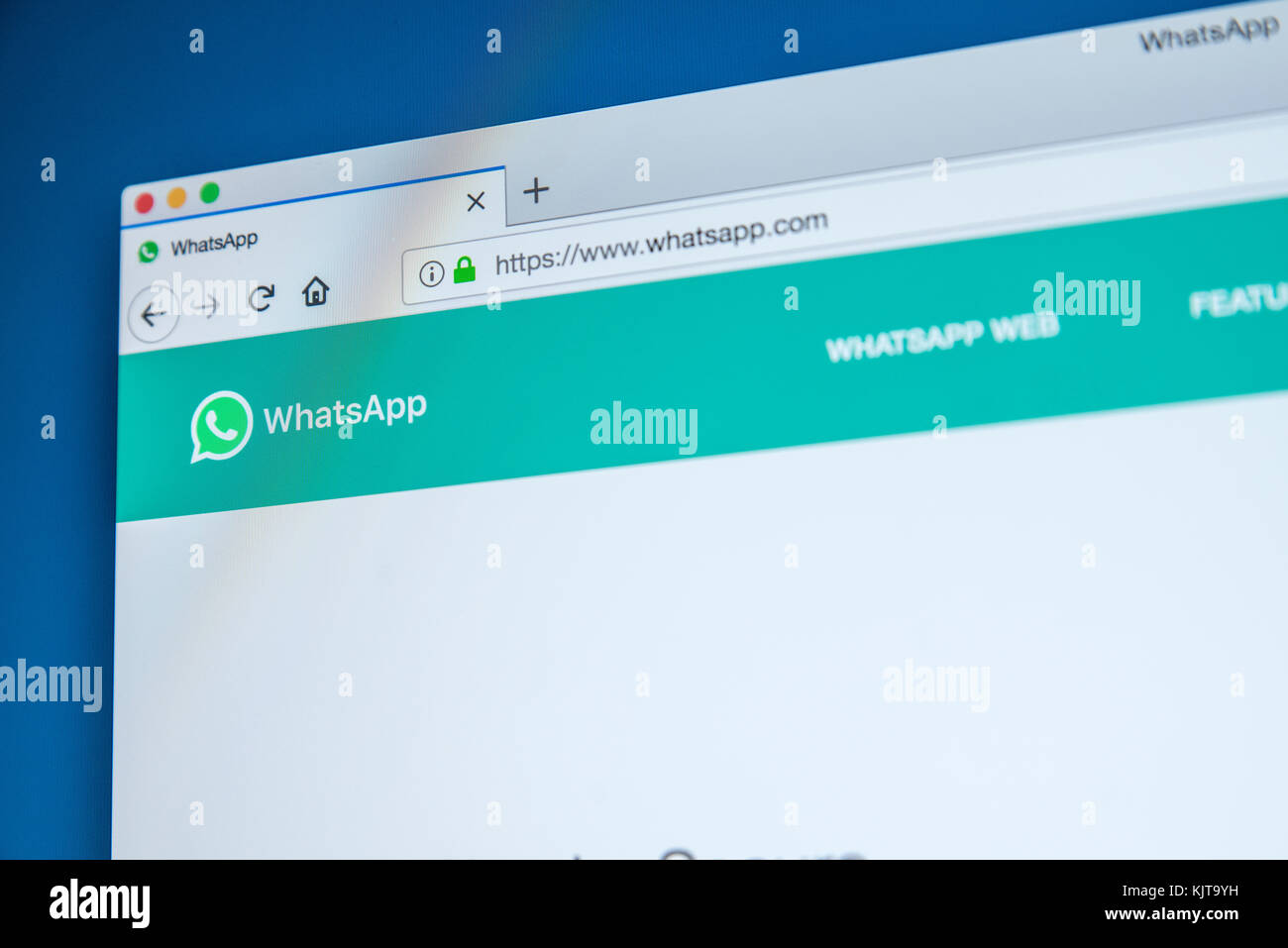 LONDON, UK - NOVEMBER 25TH 2017: The homepage of the official website ...