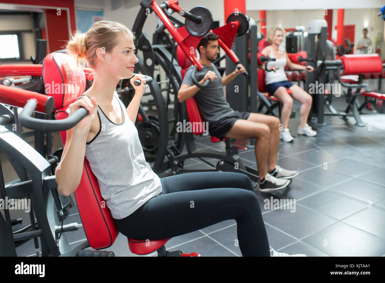 fitness people in the gym Stock Photo - Alamy