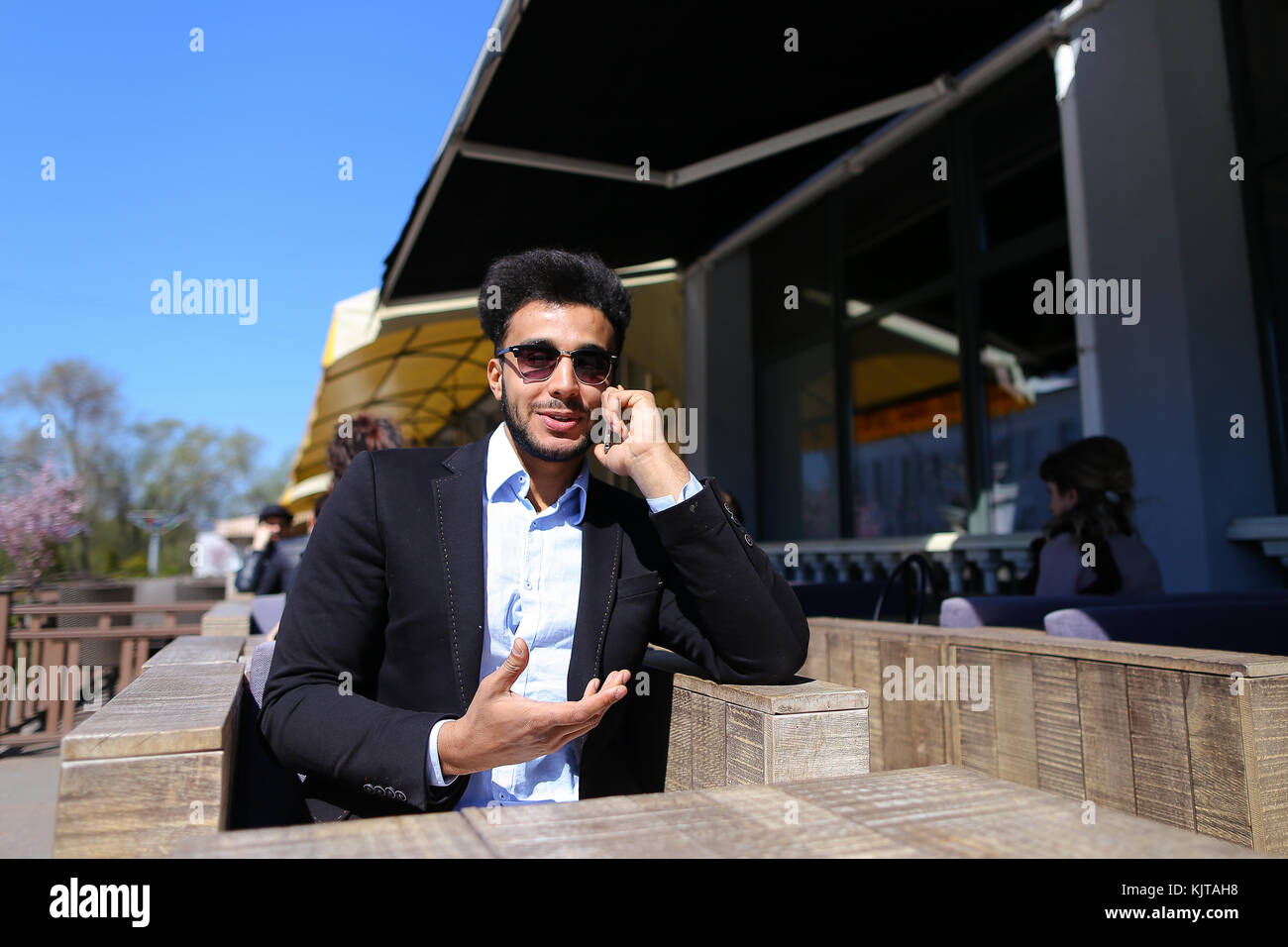 Black man doctor typing hi-res stock photography and images - Alamy