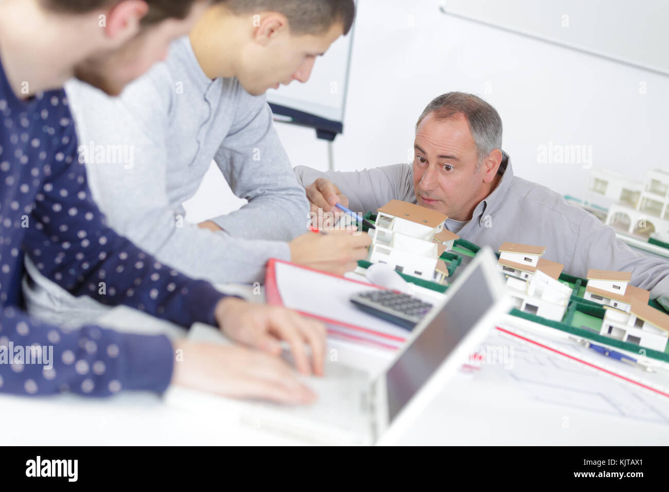 students in architecture working on project Stock Photo - Alamy