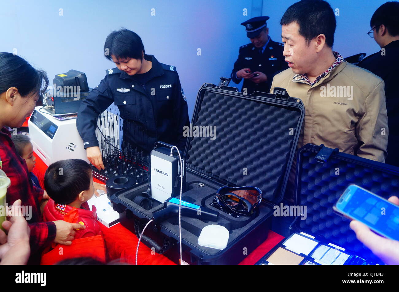 The display area to prevent fire, police for the public to teach about ...