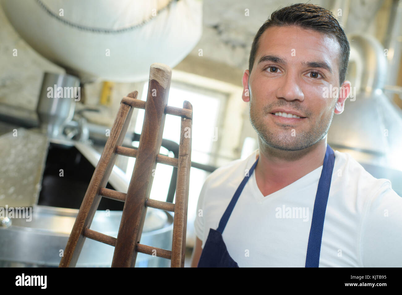 the beverage factory worker Stock Photo - Alamy