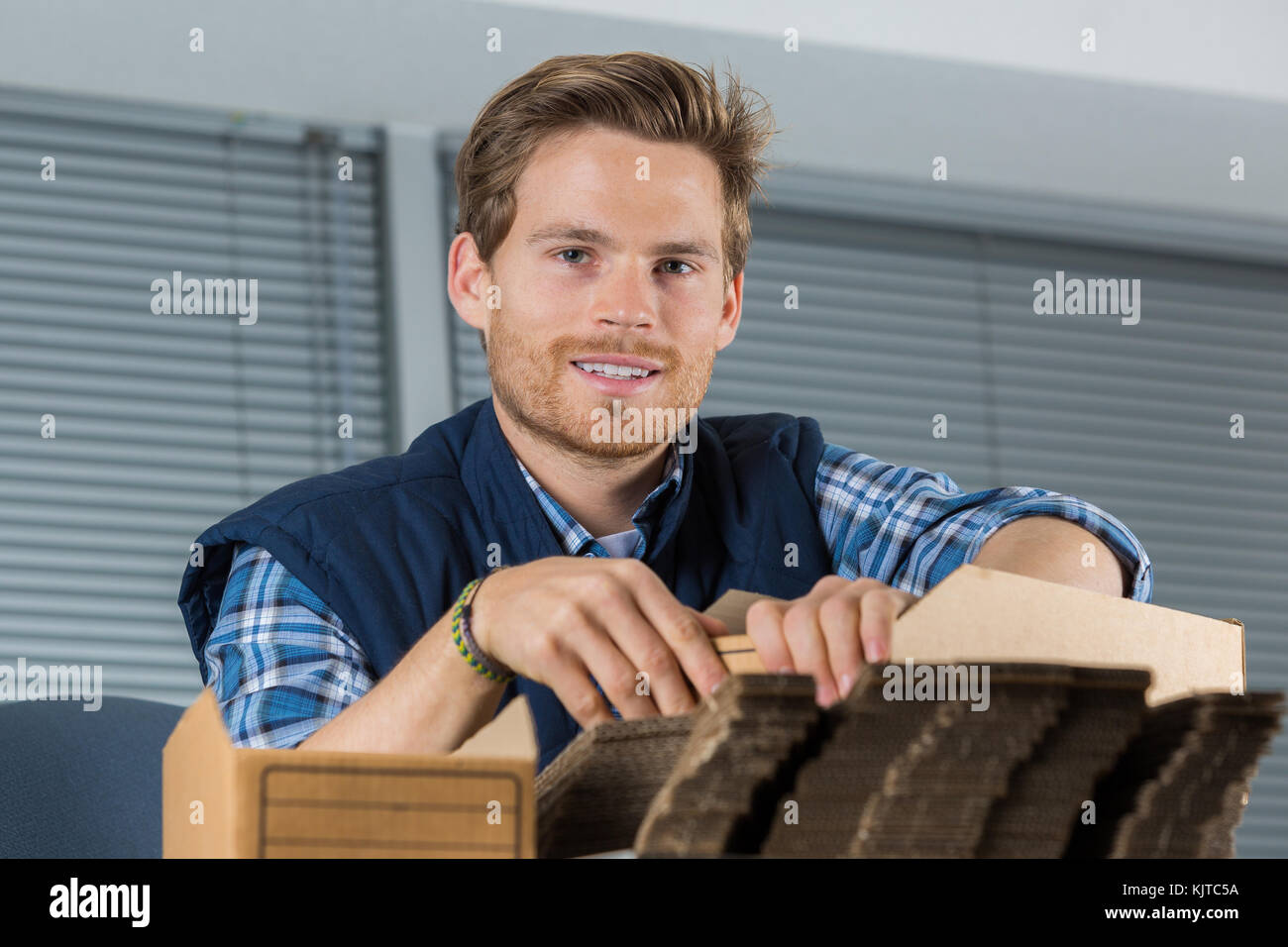 going through files Stock Photo - Alamy