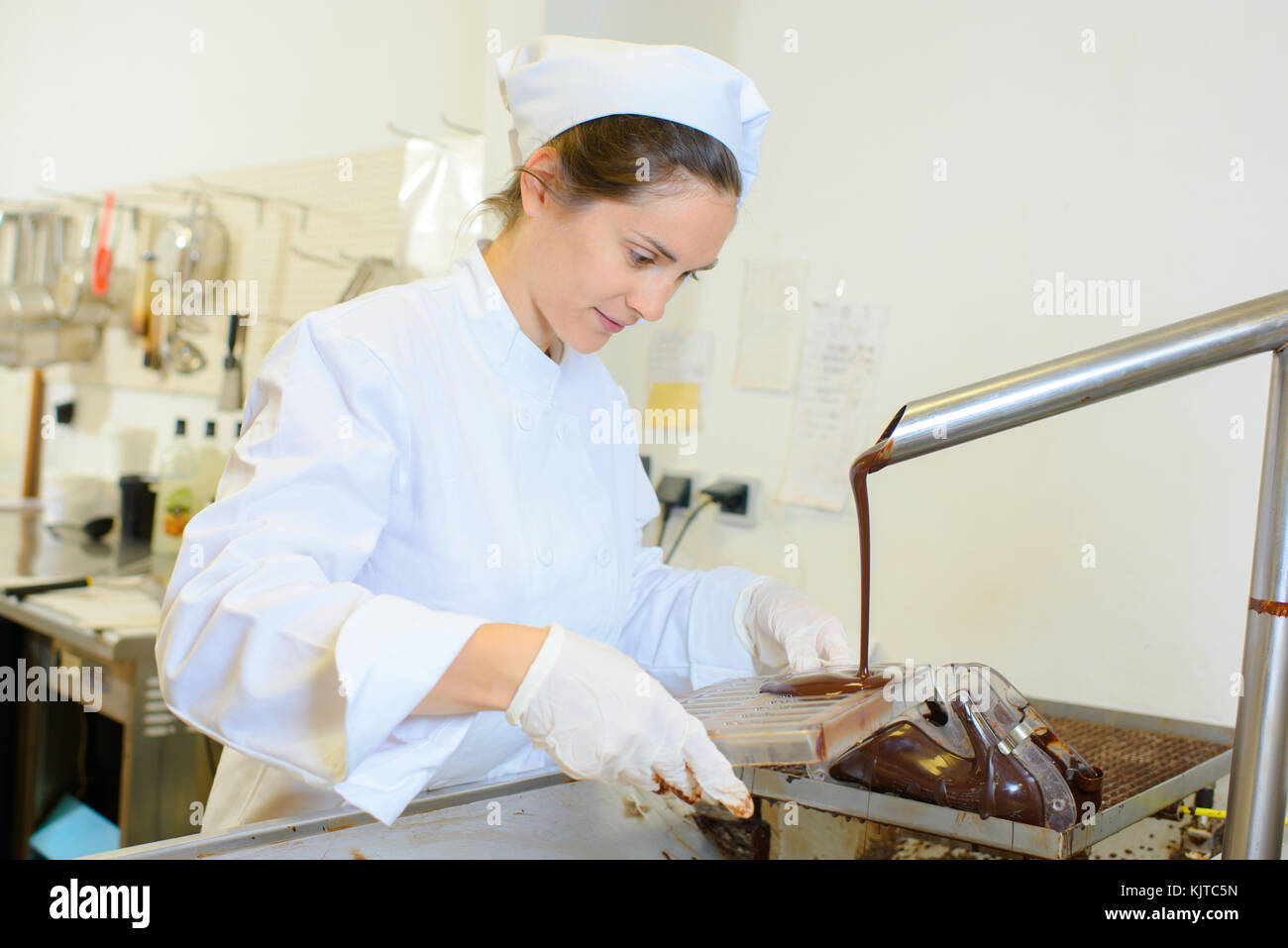 industrial chocolate chef Stock Photo - Alamy