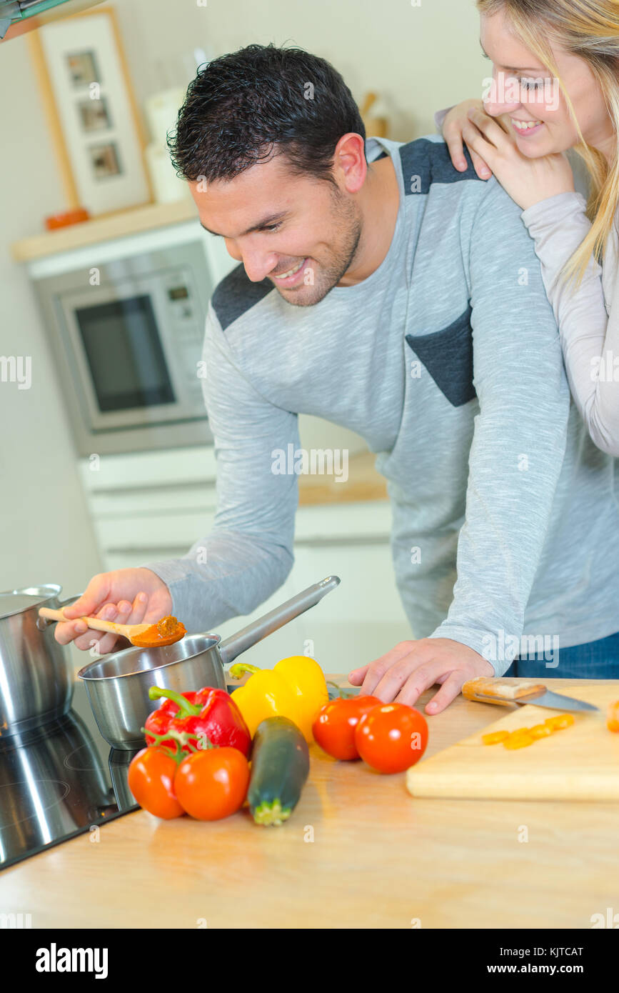 Suave man woman hi-res stock photography and images - Alamy