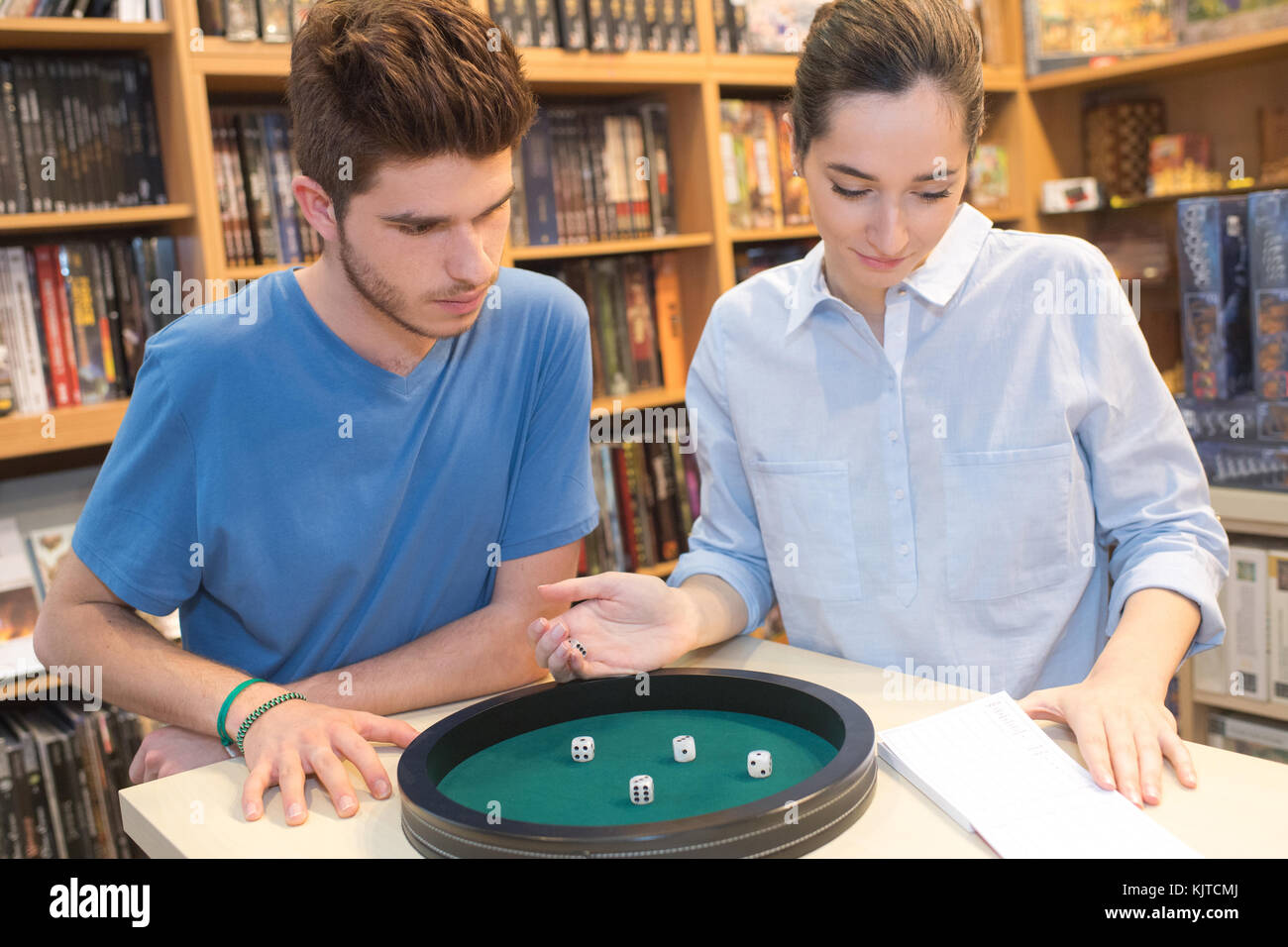 Game dice teenage hi-res stock photography and images - Alamy